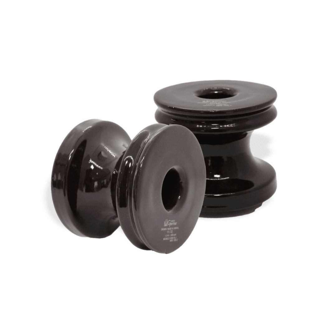 060006 - Isolador Tipo Roldana 76x79mm | KV LUX Distribuidor de Fábrica