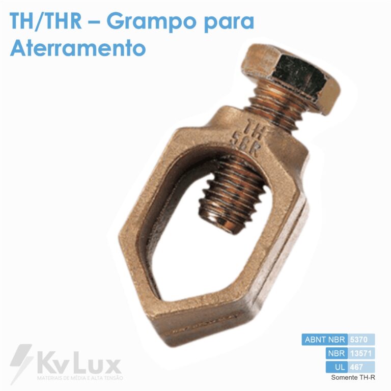 GTDU - Grampo Terra Duplo com Parafuso em "U" | KV LUX Distribuidor de ...