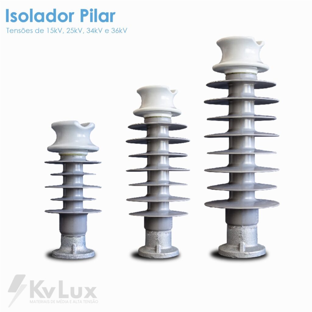 Isolador Pilar Polimérico de 15 a 35KV | KvLux Distribuidor de Fábrica